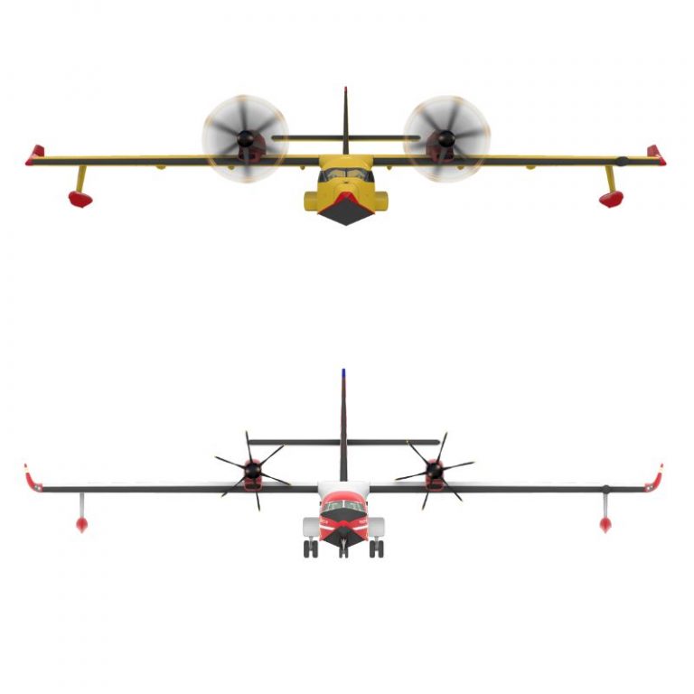 HYNAERO | Amphibious Aerial Firefighter Aircraft made in France