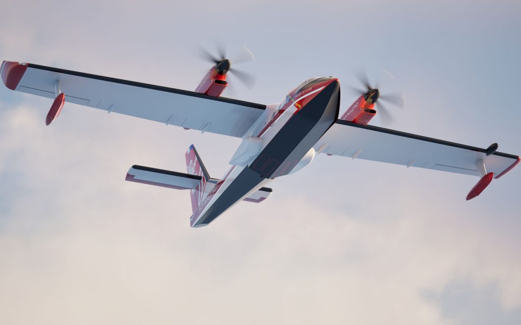 HYNAERO | Amphibious Aerial Firefighter Aircraft made in France