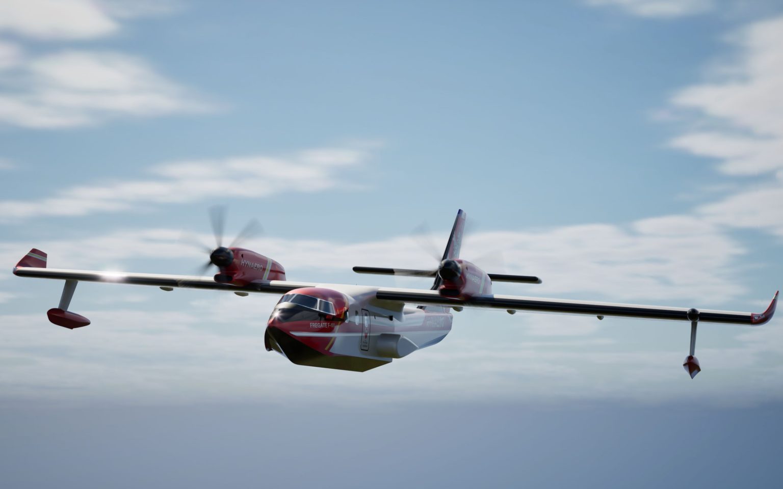 HYNAERO | Amphibious Aerial Firefighter Aircraft made in France