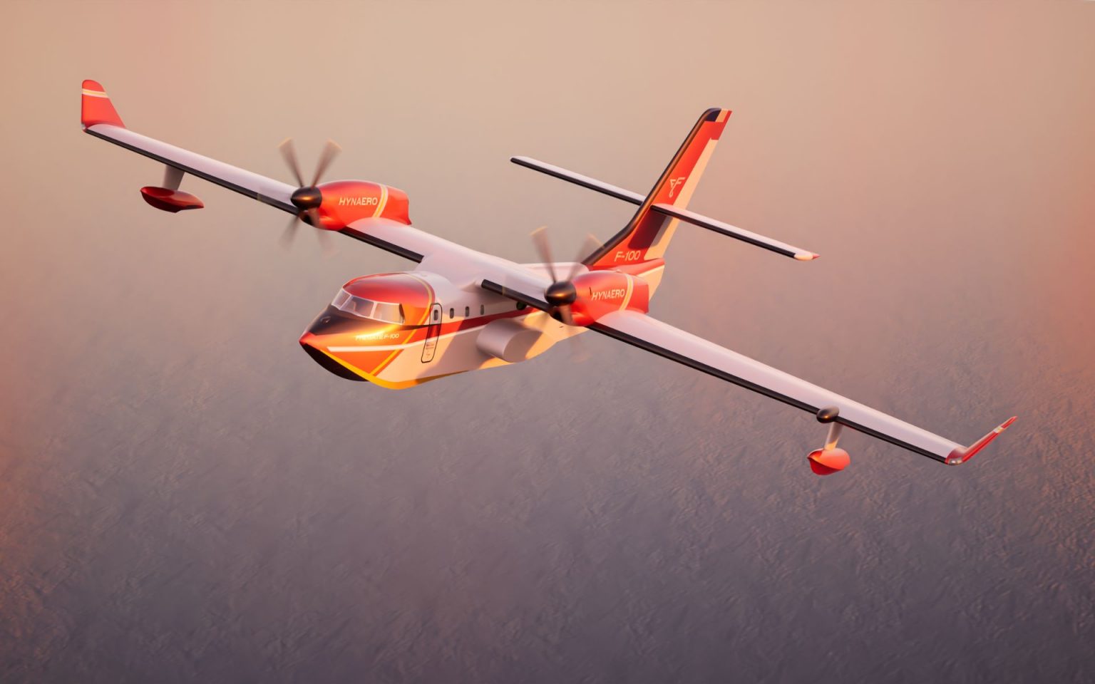 HYNAERO | Amphibious Aerial Firefighter Aircraft made in France