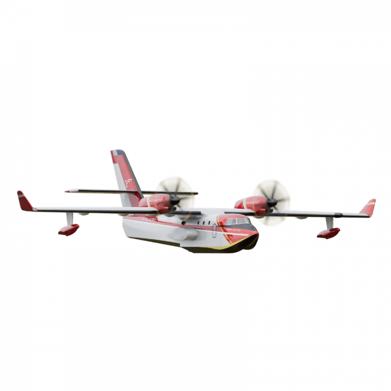 HYNAERO | Amphibious Aerial Firefighter Aircraft made in France